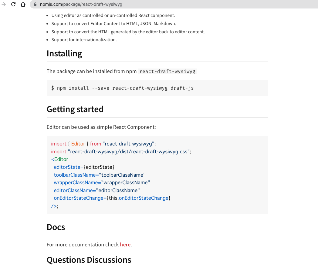 react-draft-wysiwygを使ったエディタの作り方とカスタマイズの方法