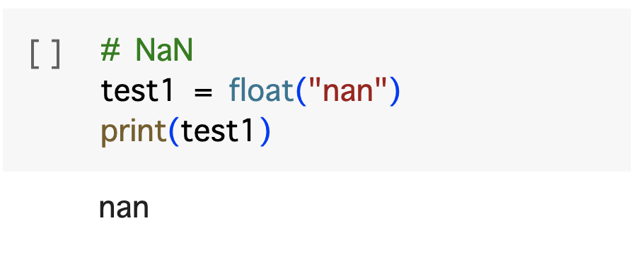 【Python】浮動小数点とeとinf, nanについて